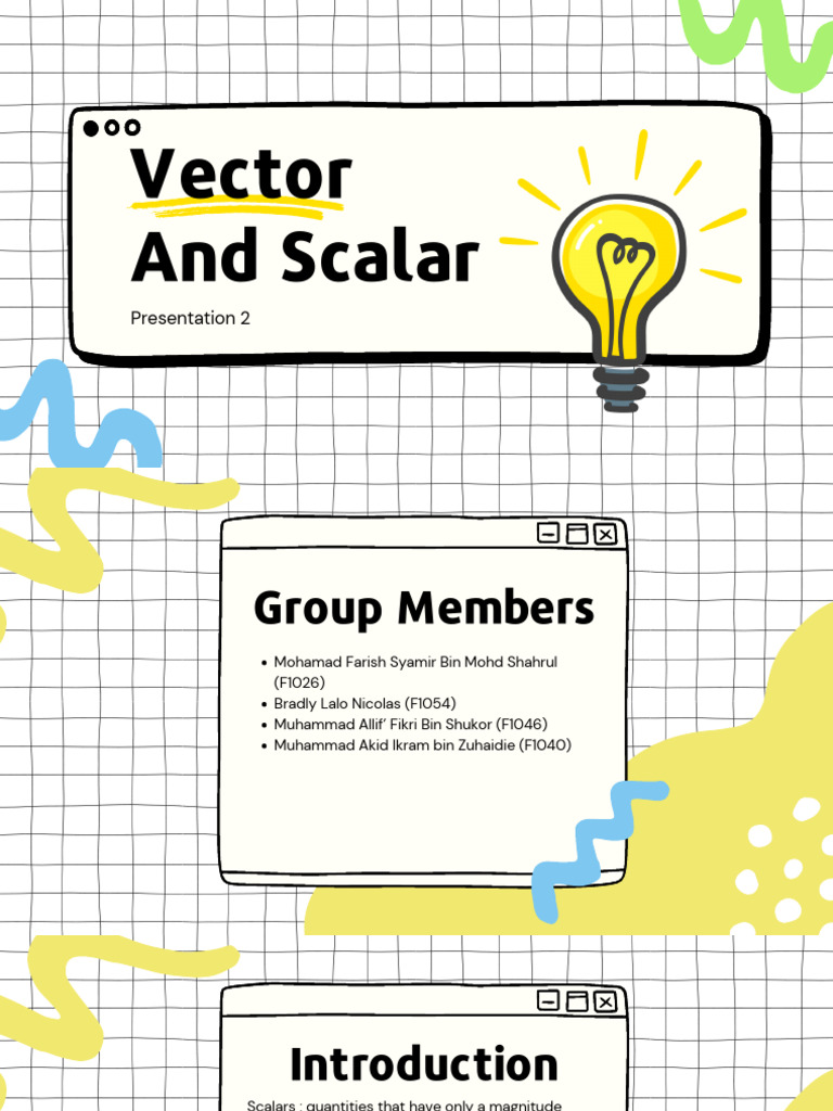 Vector and Scalar DBM10013 Eng. Math | PDF | Teaching Methods ...