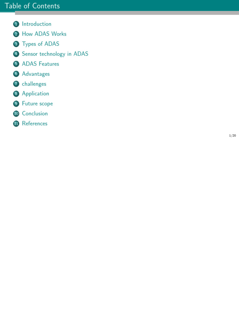 Adas | PDF | Lidar | Anti Lock Braking System