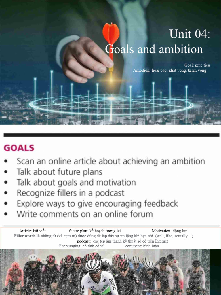 Unit 4 - Goals and Ambition - S-Compressed | PDF | English Language | Question