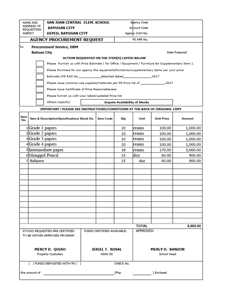 Apr - DBM | PDF | Procurement | Paper