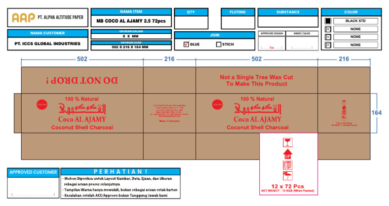 MB COCO AL AJAMY 2.5 72pcs - 502x216x164mm | PDF