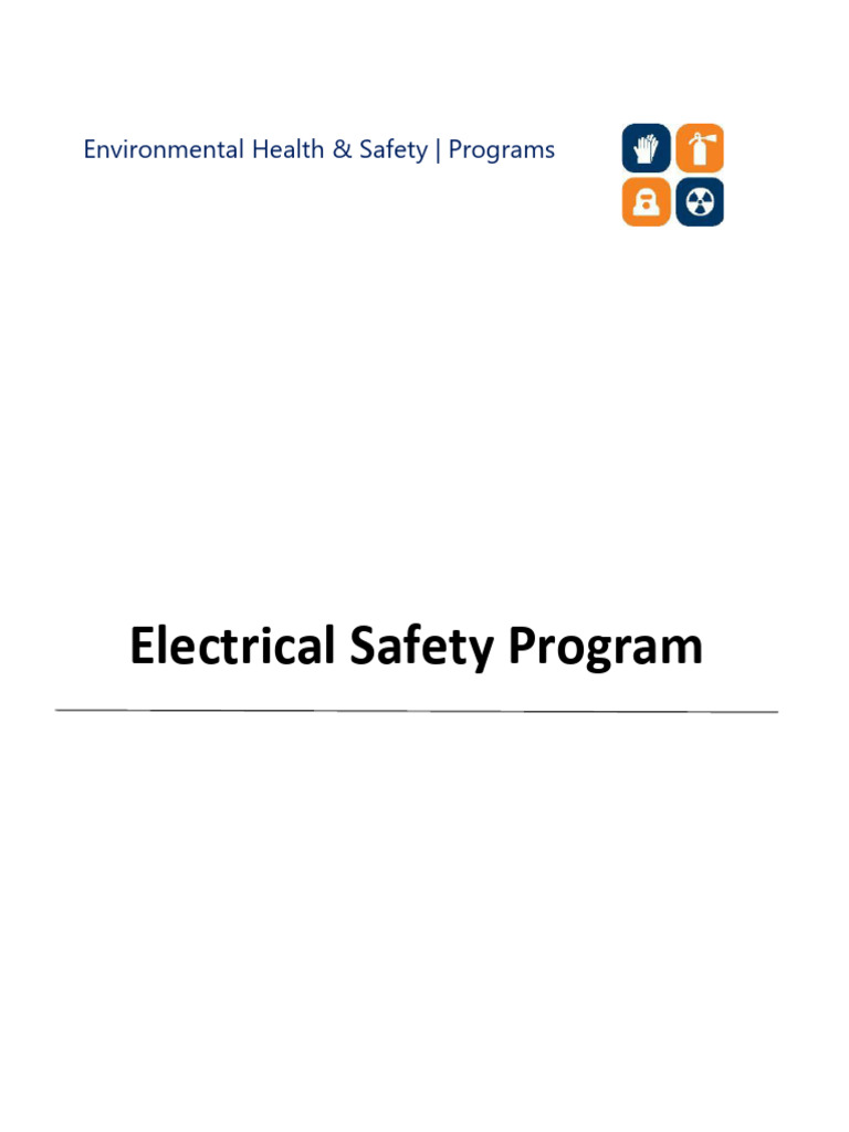 Electrical Safety Program 2023 | PDF | Personal Protective Equipment ...