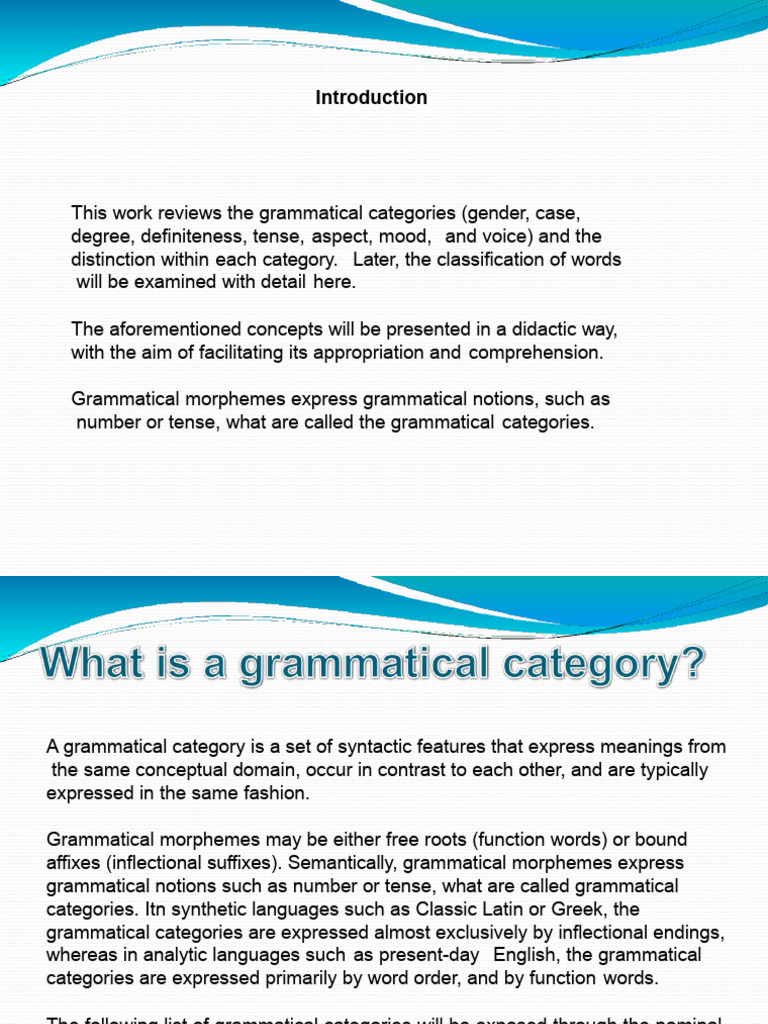 5 6156440666508362565 | PDF | Grammatical Gender | Grammatical Number