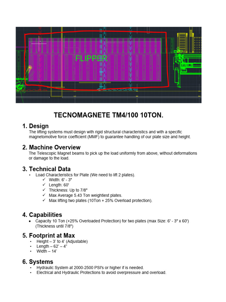 Tecnomagnete TM4-100 10ton | PDF