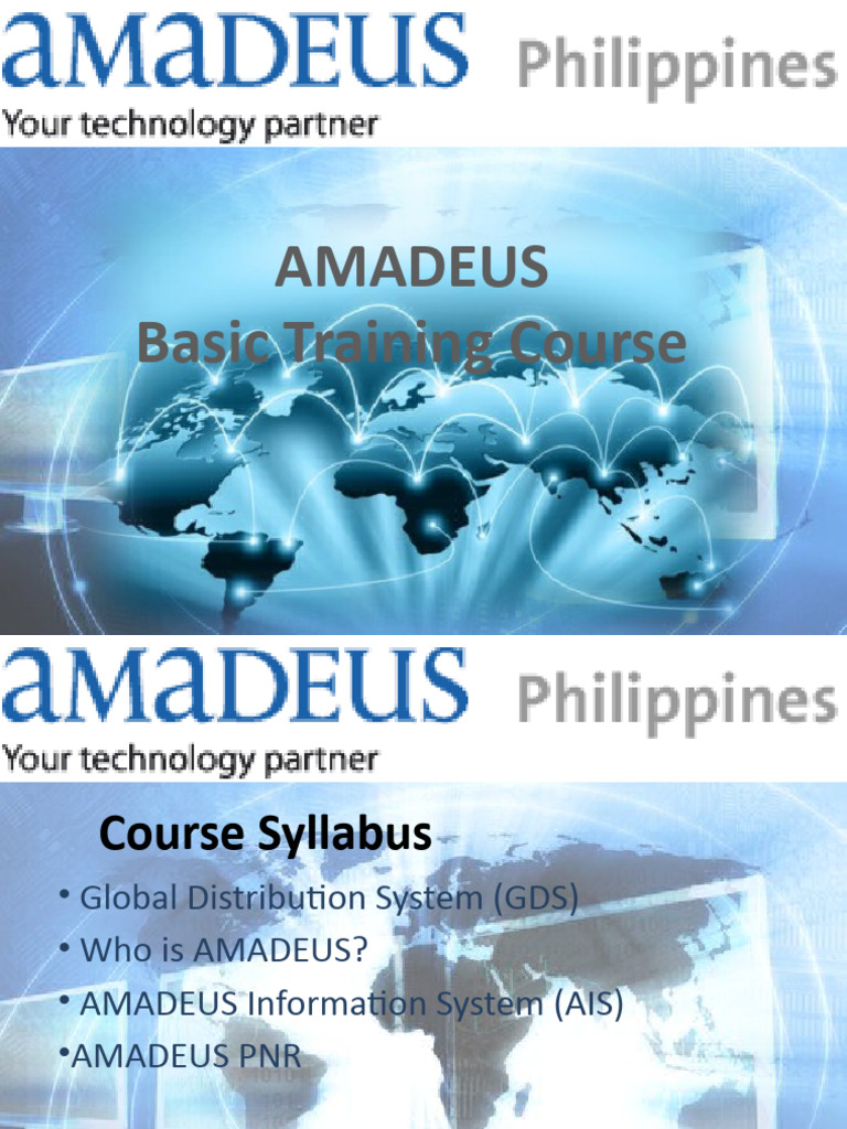 Amadeus Basic 1 | PDF | Airlines | Transport