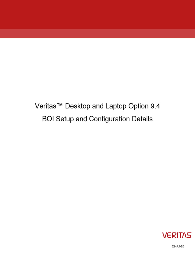 Veritas DLO 9.4 BOI Setup and Configuration Guide | PDF | Public Key ...