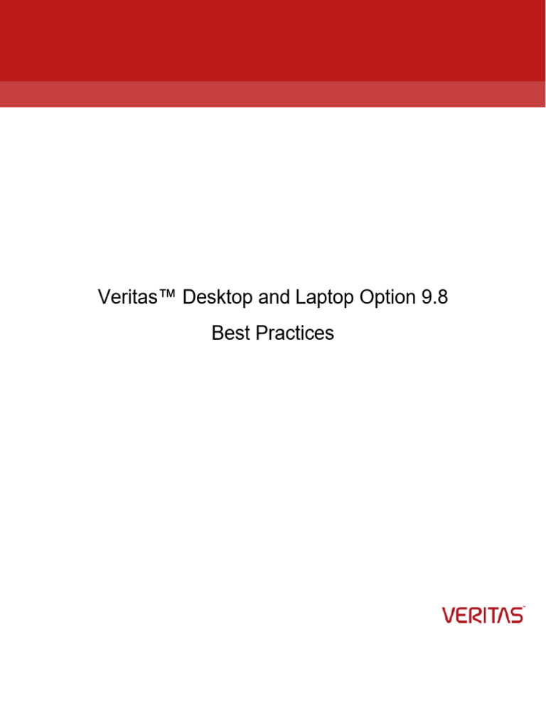 Veritas DLO 9.8 BestPractices 2 | PDF | Backup | Public Key Certificate