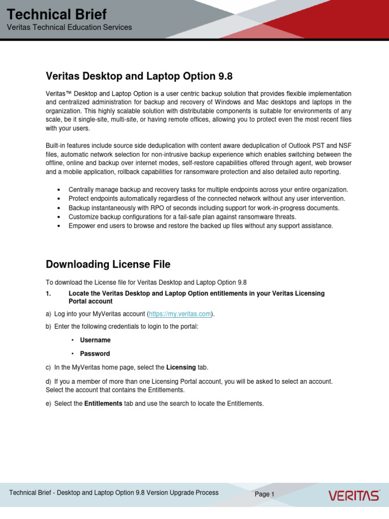 Veritas DLO 9.8 Downloading License File | PDF | Online And Offline ...