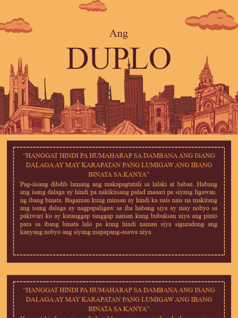Ang Duplo Edited | PDF