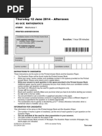 Edexcel IAS Pure MathematicsP1-P2 WMA11-WMA12 Formula Sheet | PDF ...