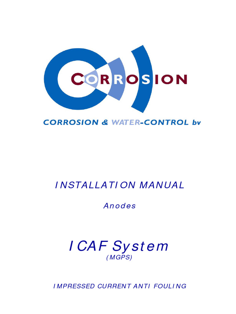 2008-02 - ICAF Installation Manual CWC 1.0 Eng | PDF | Pipe (Fluid ...