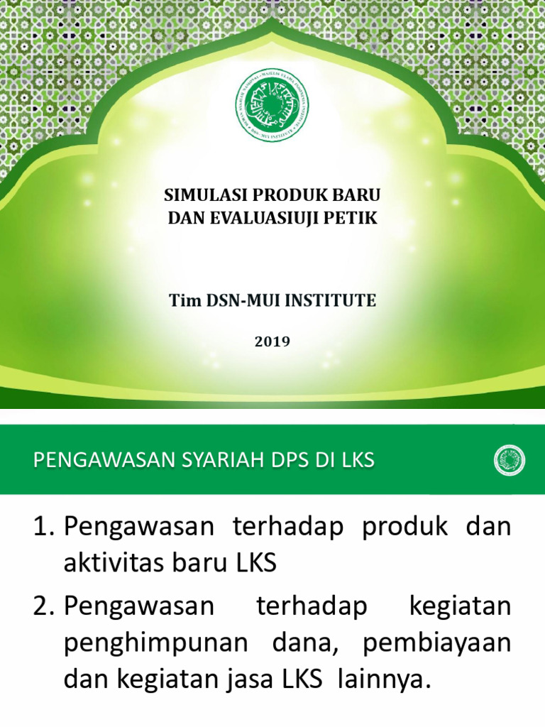 Simulasi Produk Baru Syariah | PDF