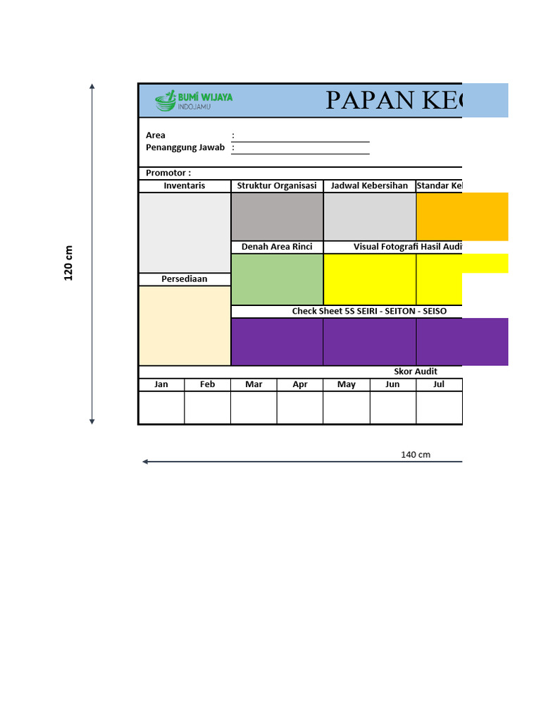 Papan Kegiatan 5S dan Audit Kebersihan | PDF