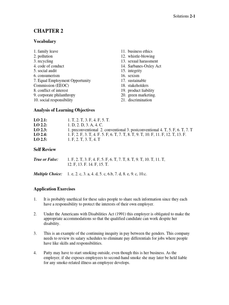 CH 02 | PDF | Corporate Social Responsibility | Employment
