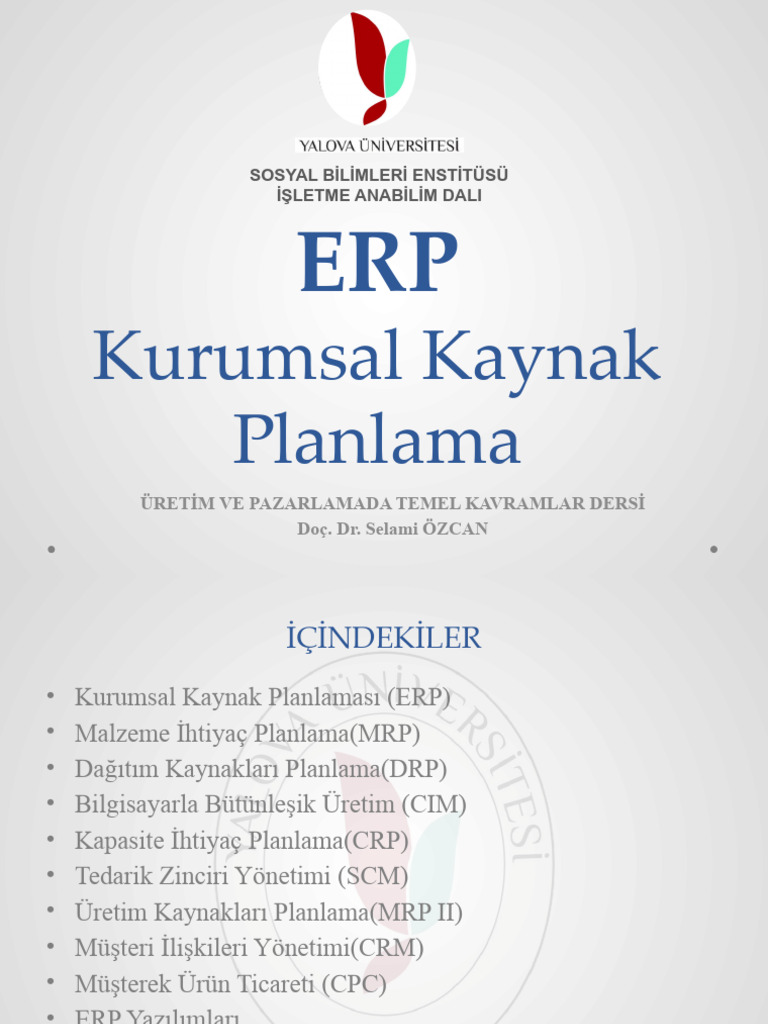 erp | PDF