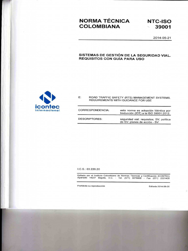 Iso 39001 | PDF