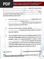 Aadhaar HOF Form | PDF | Law