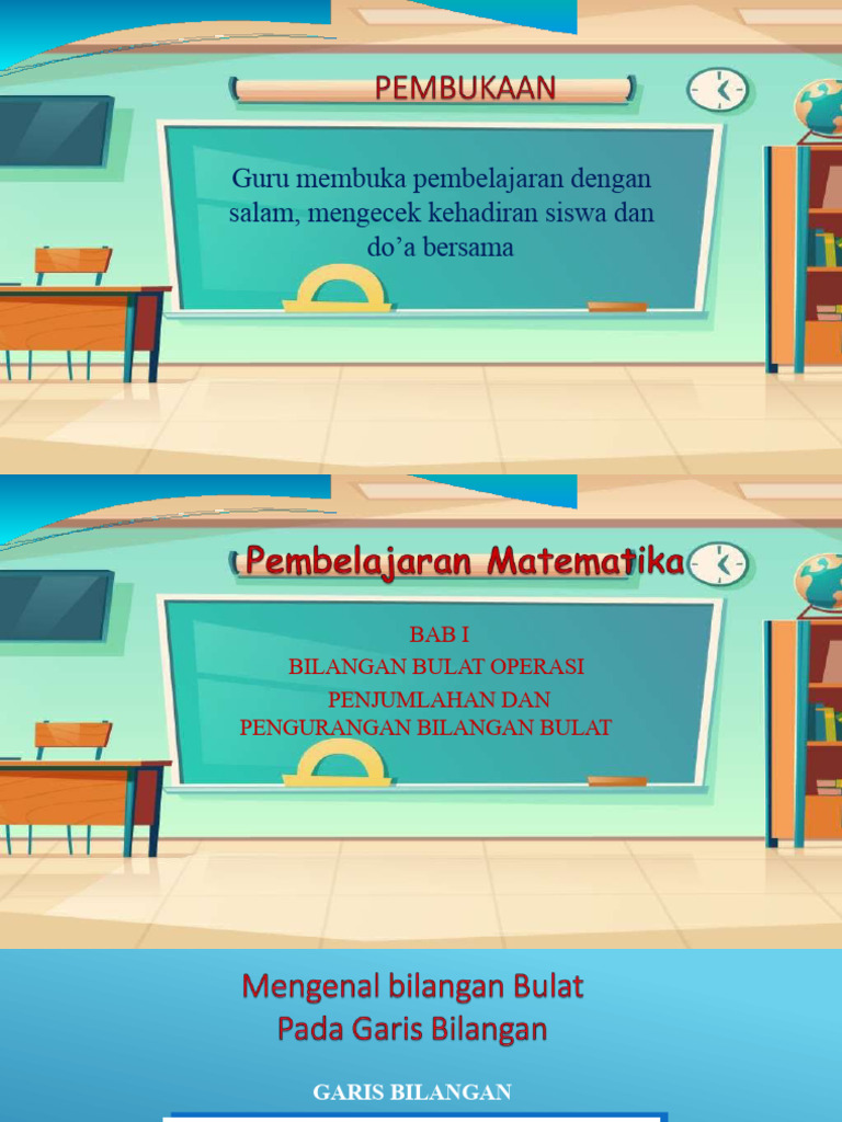 Matematika Kelas 6 Bilangan Bulat | PDF