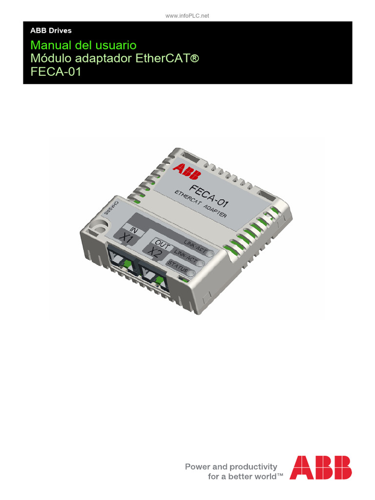 FECA-01 Infoplc Net Es Feca 01 Ethercat Adapter Module Um A Screen Res | PDF | Dirección IP ...