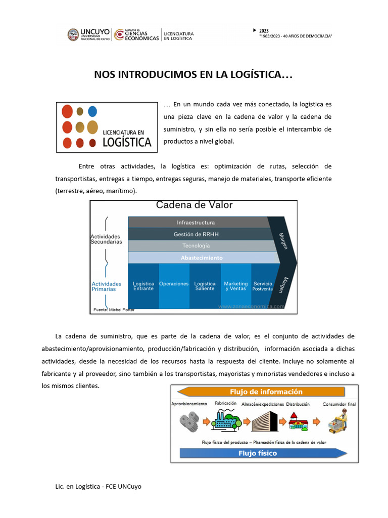 LOGÍSTICA | PDF | Logística | Business