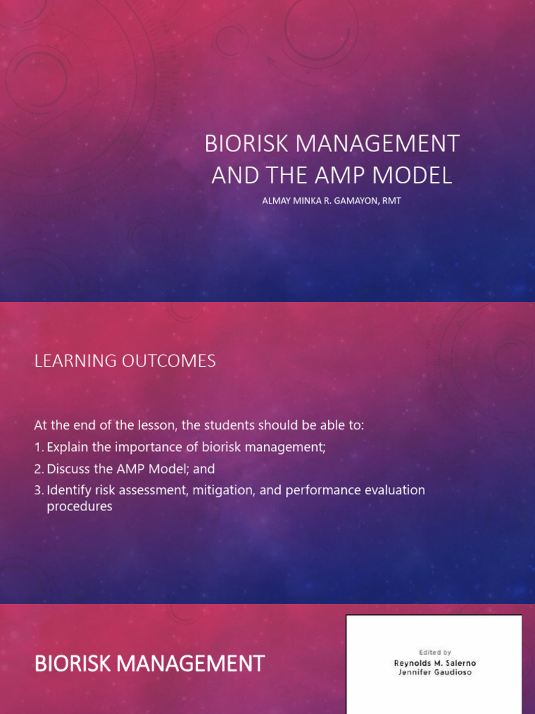 AMP Model in Biorisk Management | PDF | Hazards | Risk
