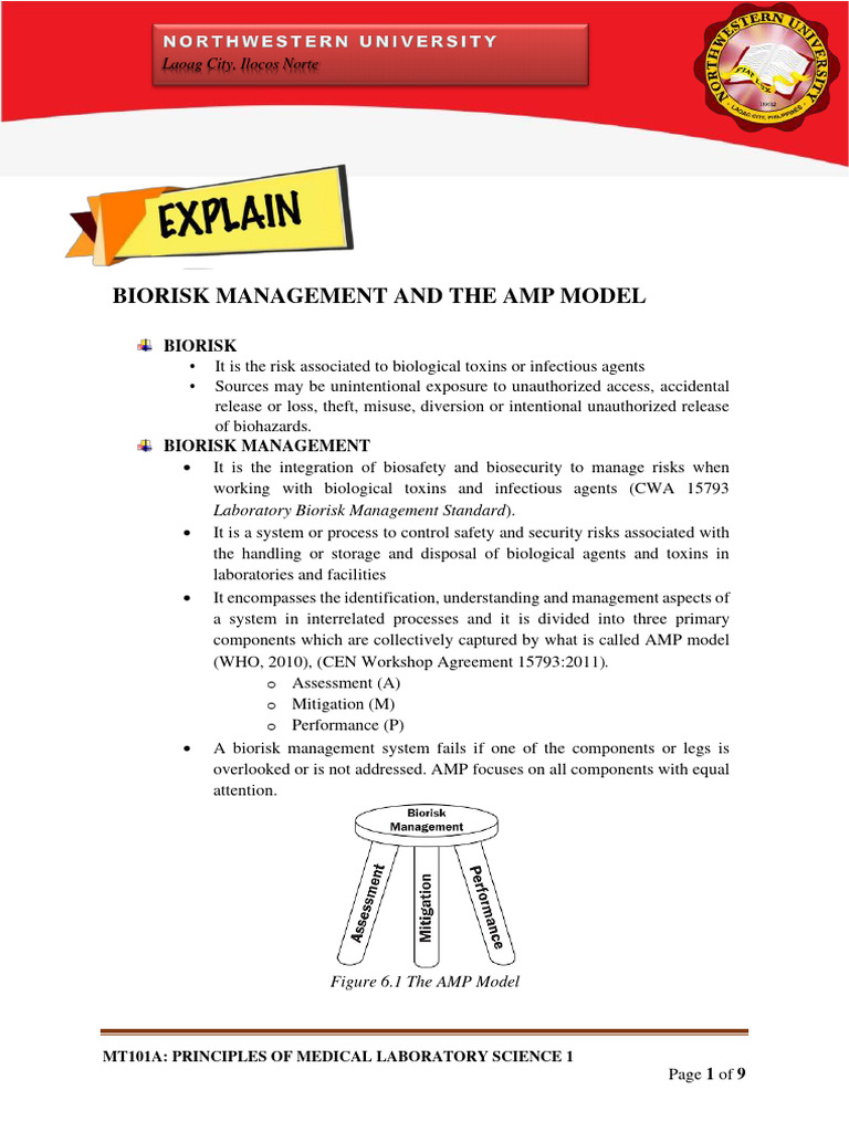 Biorisk Management | PDF | Personal Protective Equipment | Risk