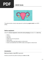 Pap Smear: Position The Patient | PDF | Cervical Cancer | Gynaecology