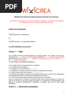 Modèle de protocole d'accord transactionnel | PDF