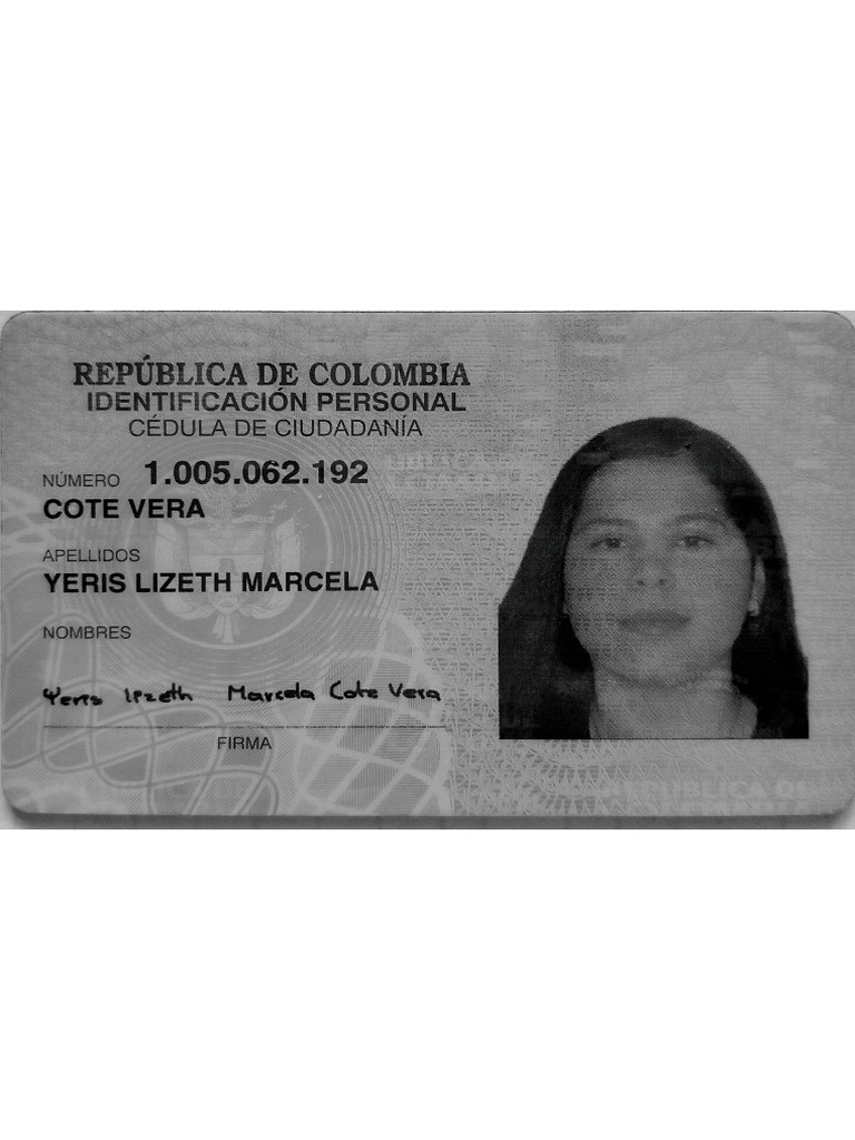 Cédula Lizeth Vera | PDF
