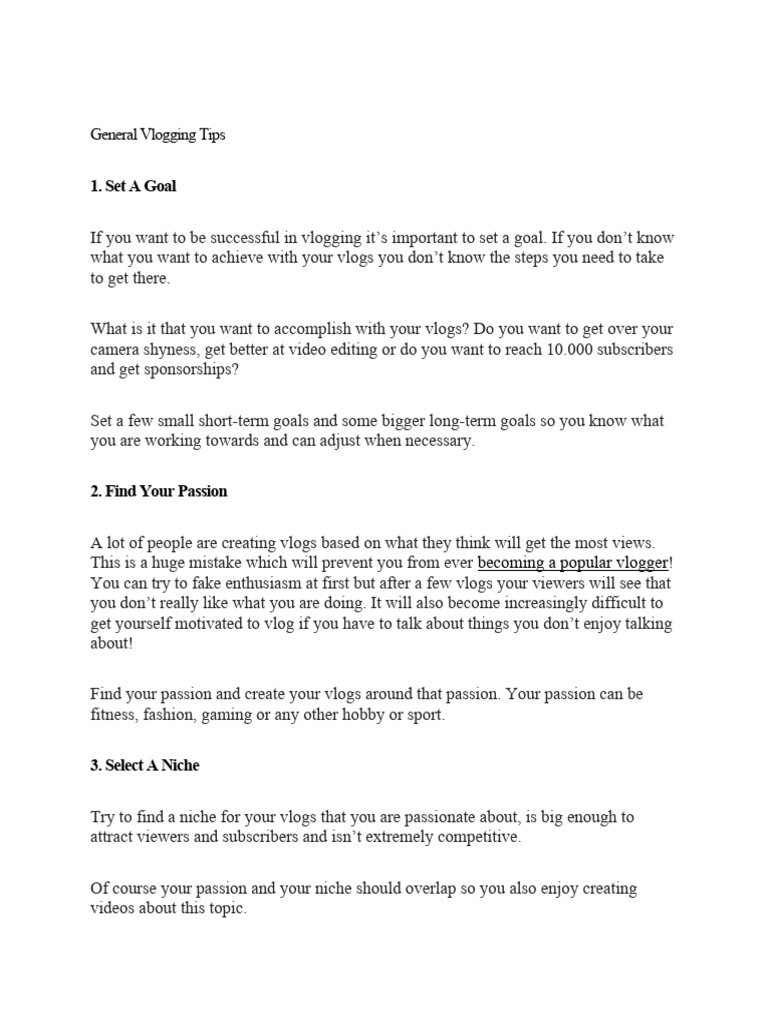 Vlogger Requirements | Download Free PDF | You Tube | Social Media