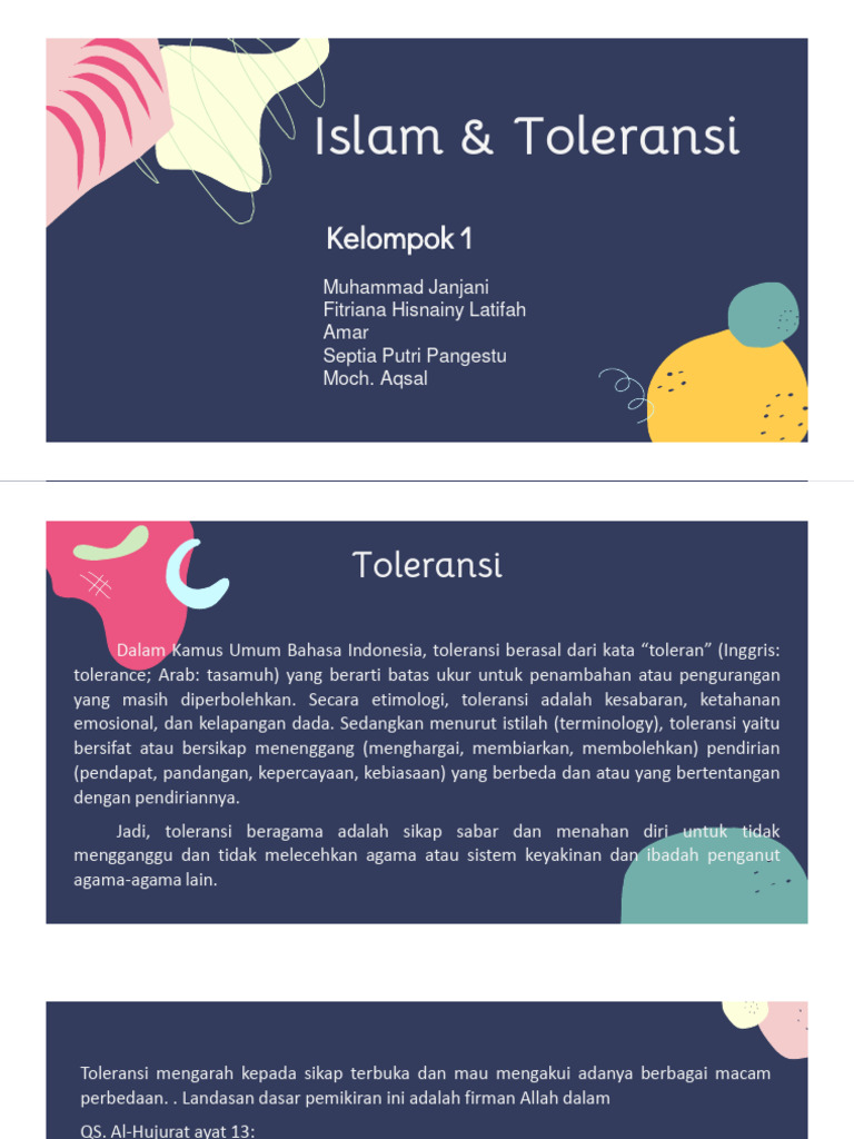 Toleransi Beragama dalam Islam | PDF | Ilmu Sosial