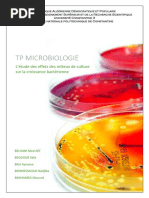 Fiche technique du milieu Chapman | PDF | Staphylococcus | Bactérie
