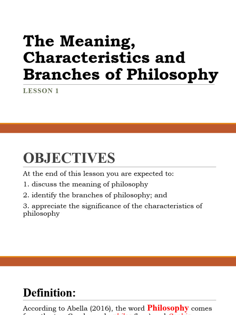 Philo Module 1 | PDF | Reason | Experience