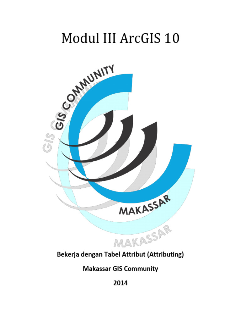 Mengelola Tabel Atribut di ArcGIS 10 | PDF