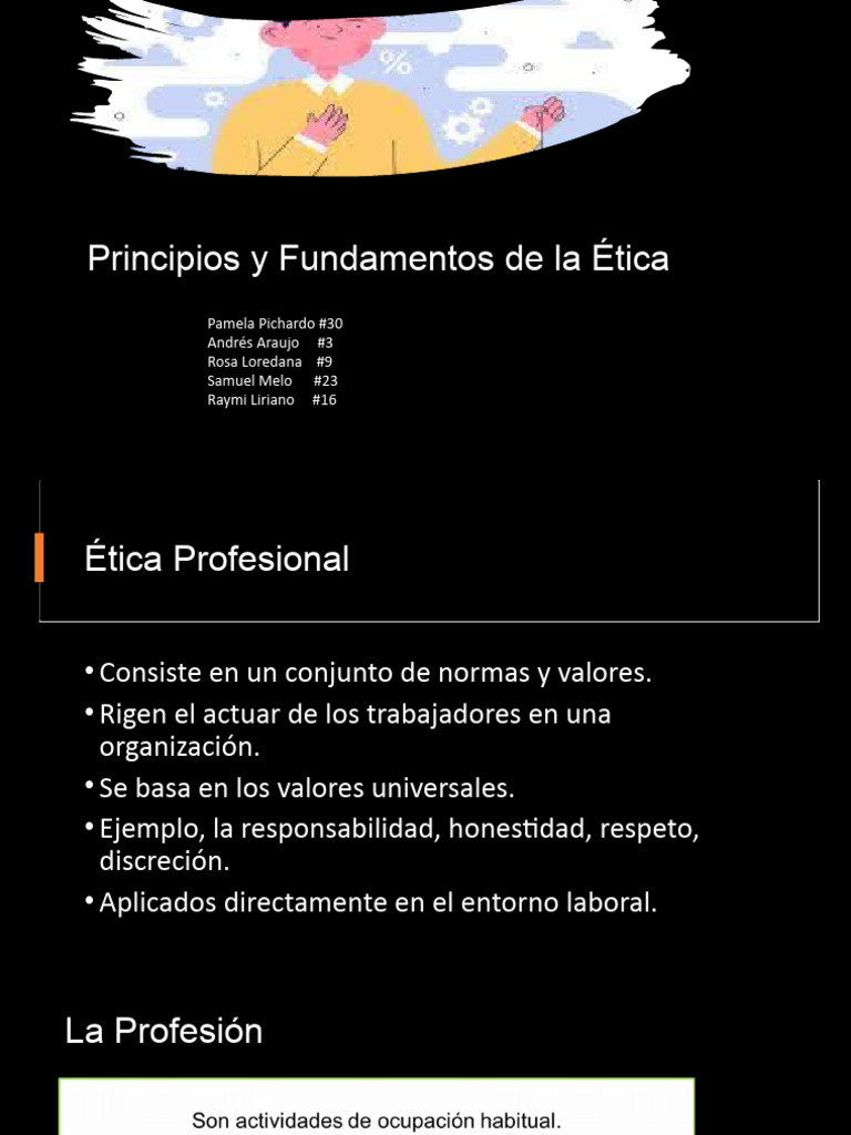 Principios y Fundamentos de La Etica Profesional | PDF | Familia