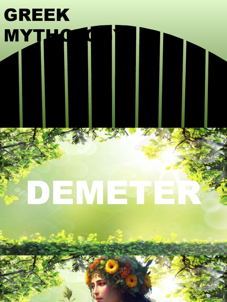 Greek Mythology DEMETER 1 | PDF