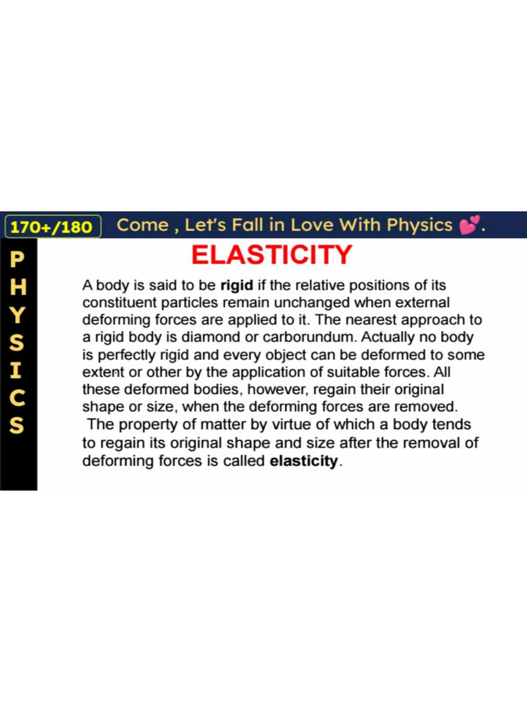 Machanical Properties of Solid | PDF