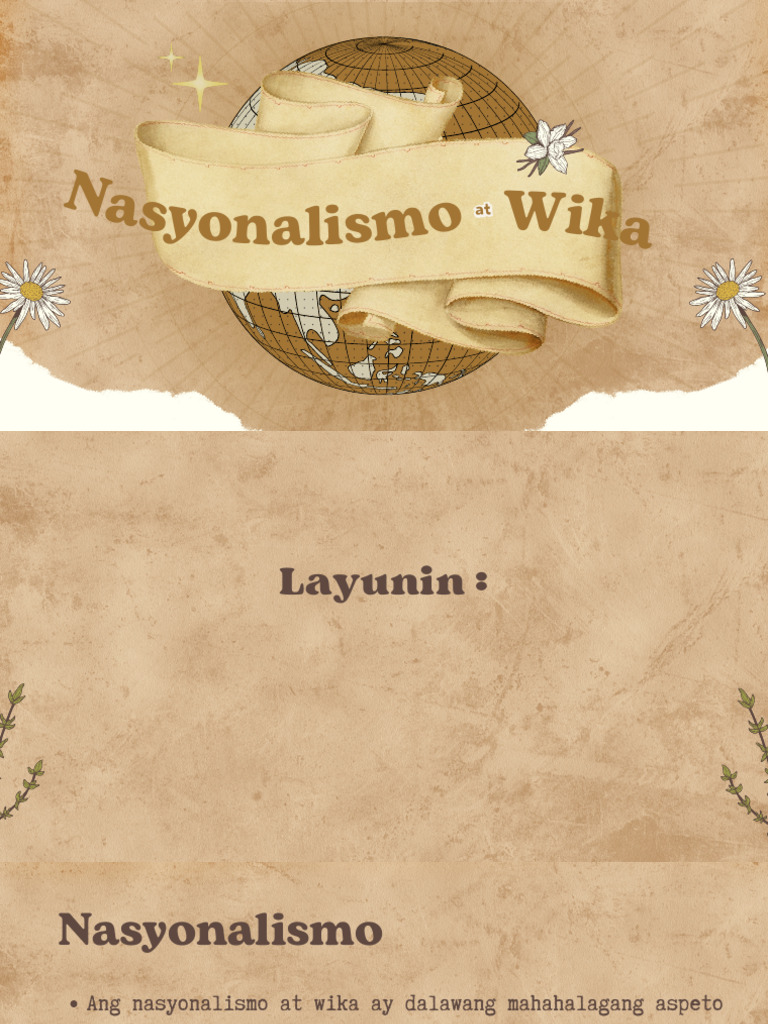 Nasyonalismo Wika | PDF