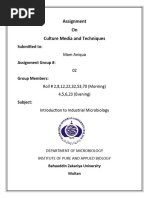 Culture Media Types and Preparation | PDF | Growth Medium | Microbiology