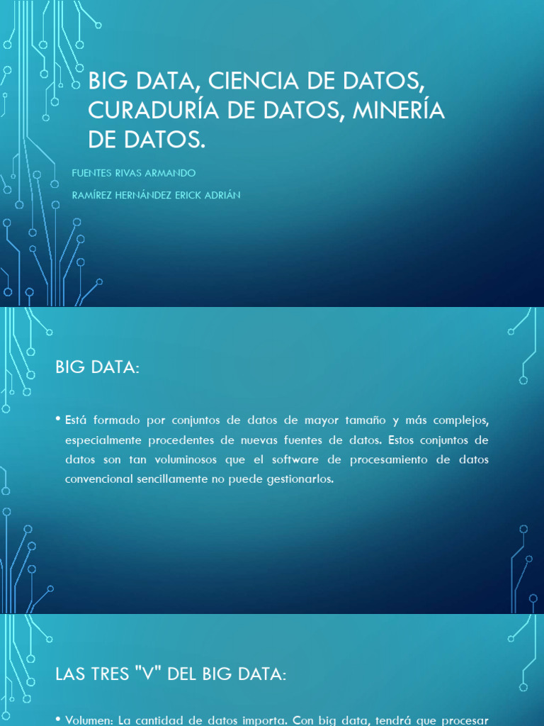Big Data 2 | PDF | Big Data | Procesamiento de datos
