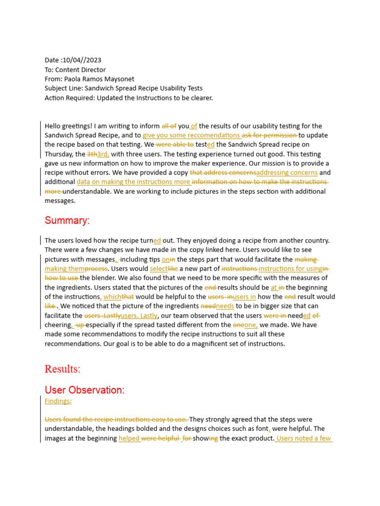 Memo Track Changes | PDF | Usability | Cyberspace