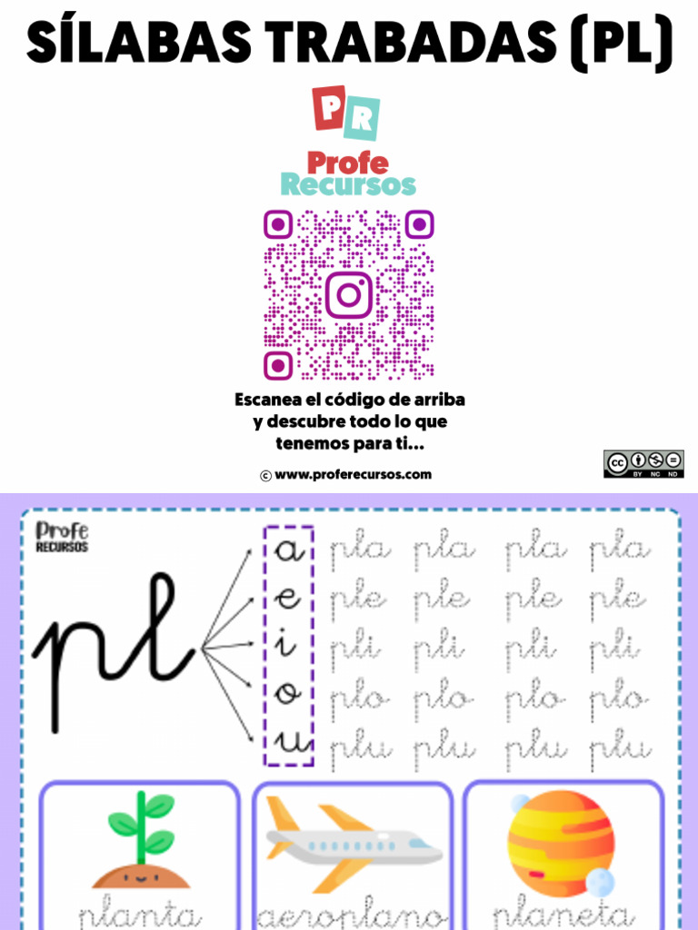 Silabas Trabadas PL | PDF