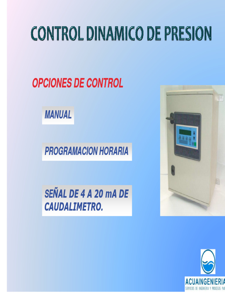 Control Dinamico de Presion | PDF