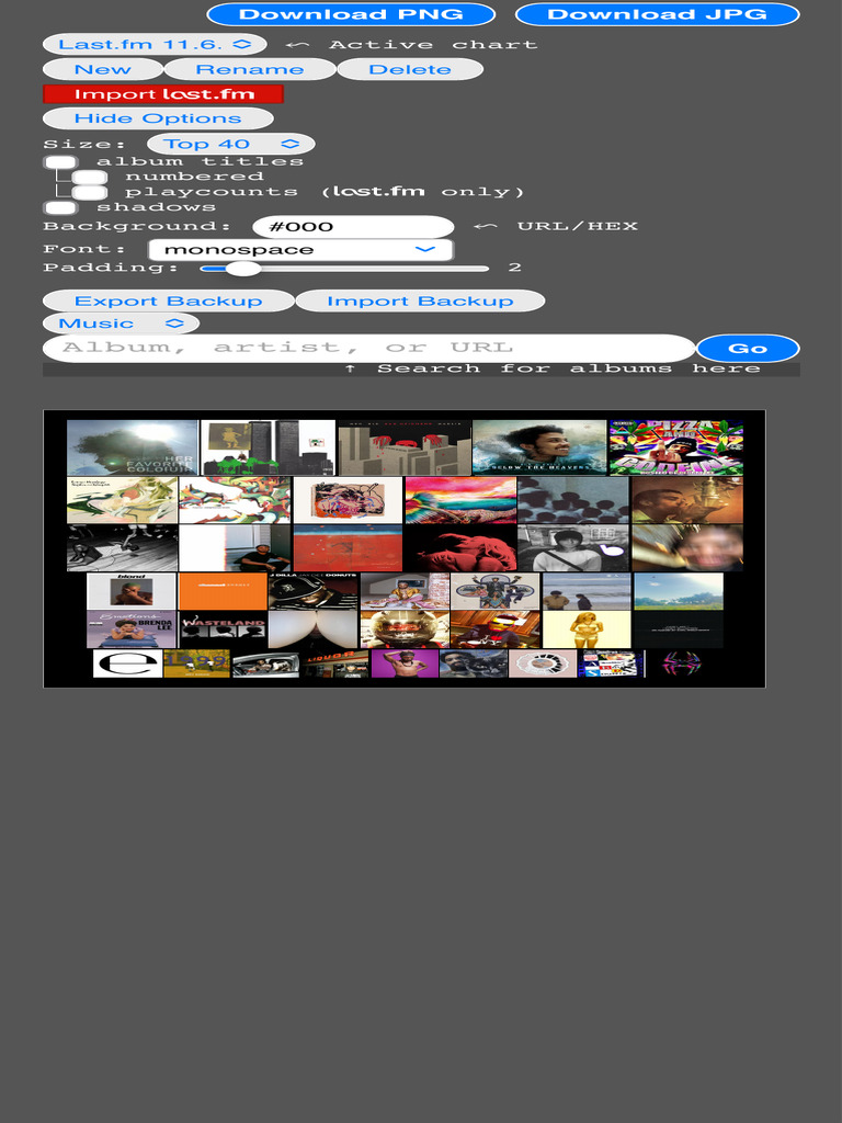 Topsters 2 Last FM Collage & Album Chart Maker 2 | PDF