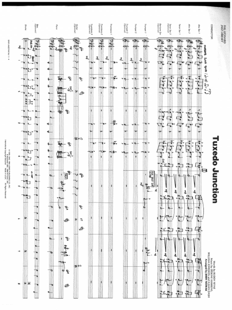 Tuxedo Junktion - Partitur | PDF