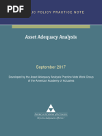Academy Actuarial Memorandum Practice Note | PDF | Actuary | Insurance