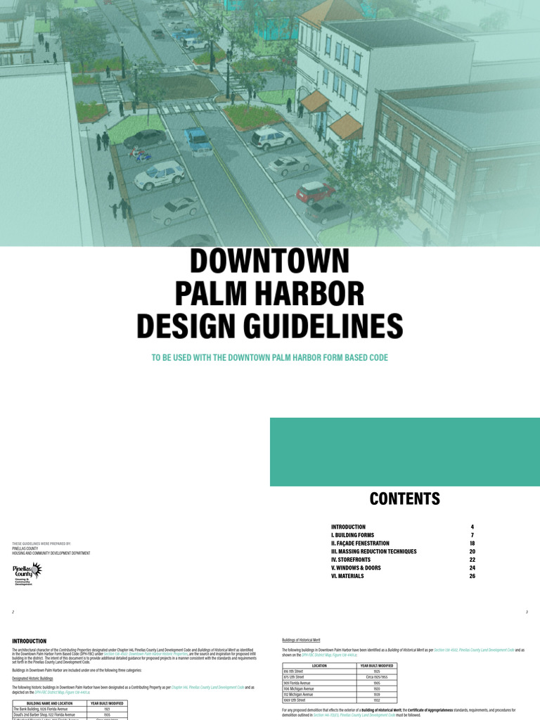 Downtown Palm Harbor Design Guidelines | PDF | Window | Roof