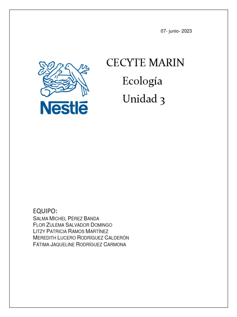 Empresa Nestle-1 | PDF | Energía renovable | Agua