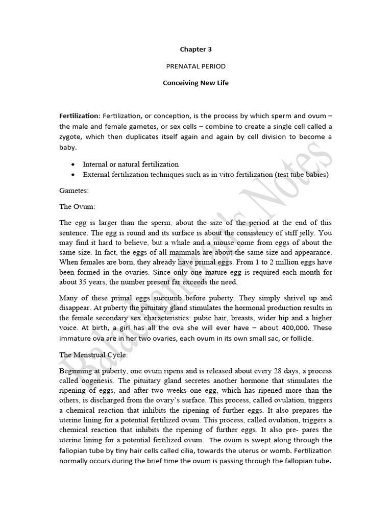 Unit 3A - PRENATAL PERIOD-2 | PDF | Dominance (Genetics) | Allele