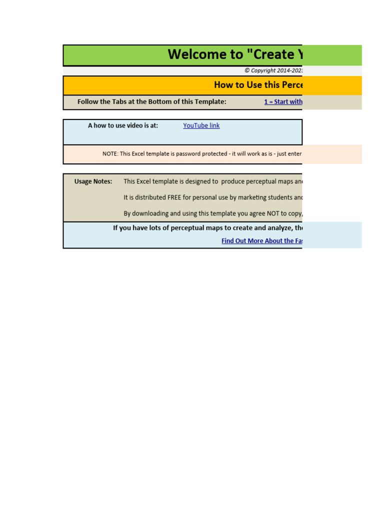 Free Download Perceptual Map Template 1 5 Scale | PDF | Hamburgers ...